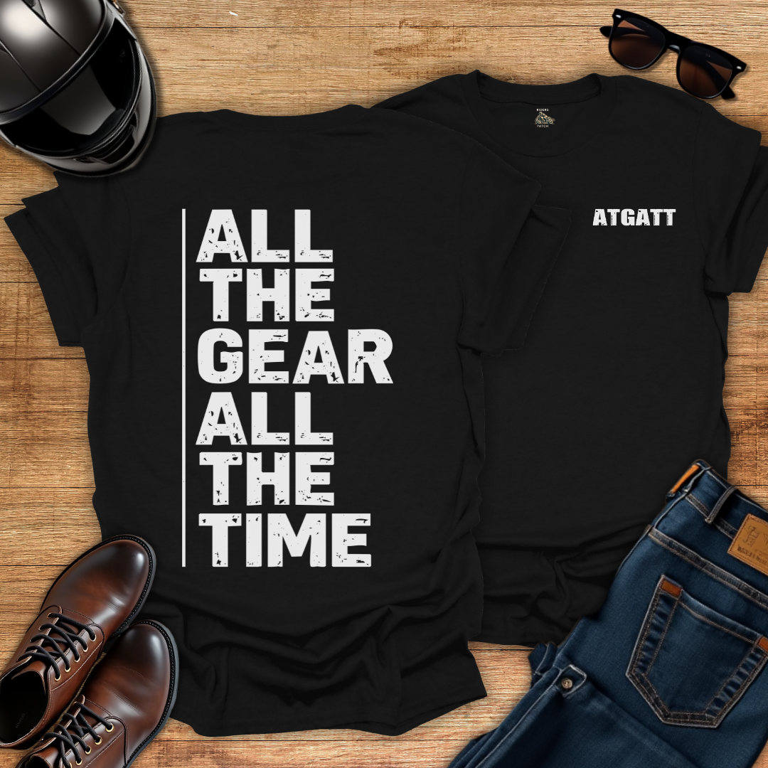 ATGATT - Back Print T-Shirt – Riders Patch